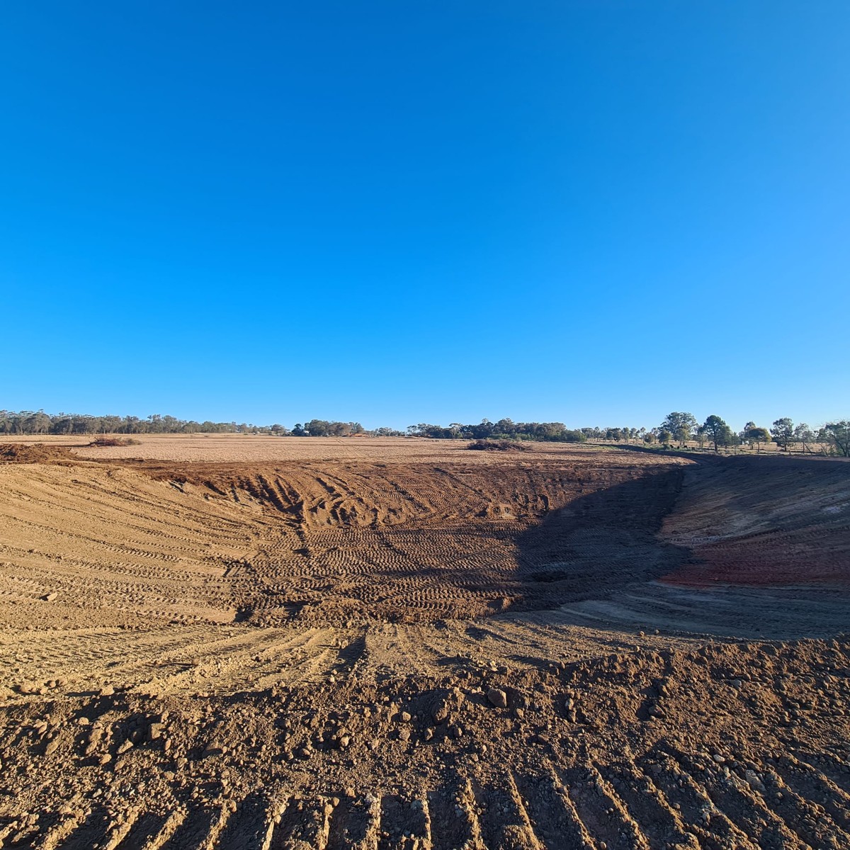 Dam Construction for Inverell Property - ATJs Earthworks